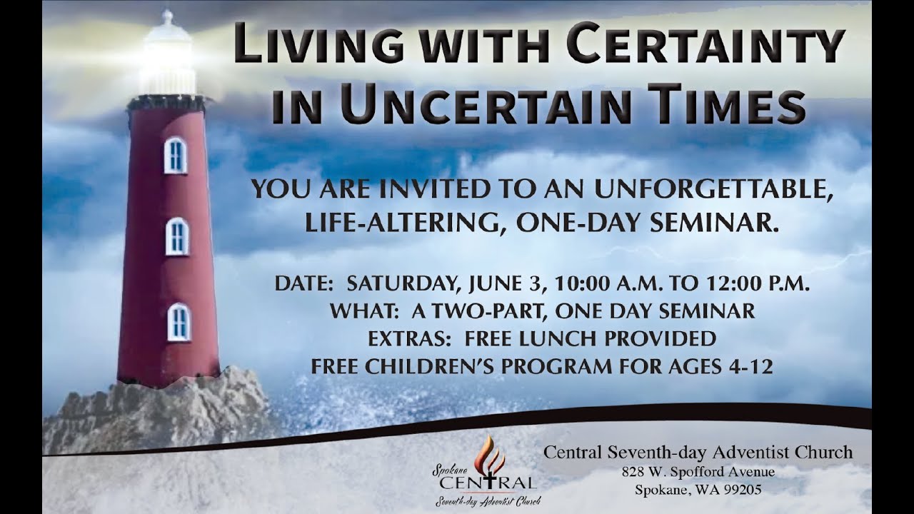 Living With Certainty in Uncertain Times Part 1 - YouTube