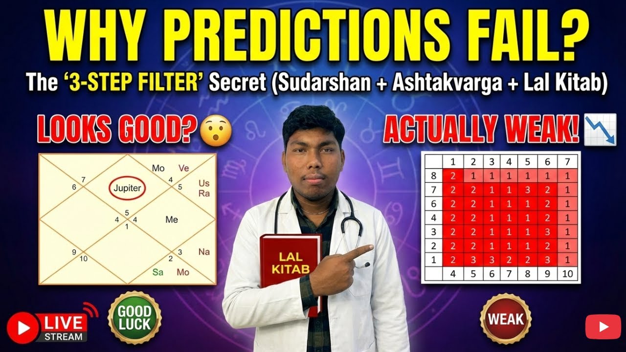 🔴 Why Predictions Fail? The "3-Step Filter" Secret (Sudarshan ...