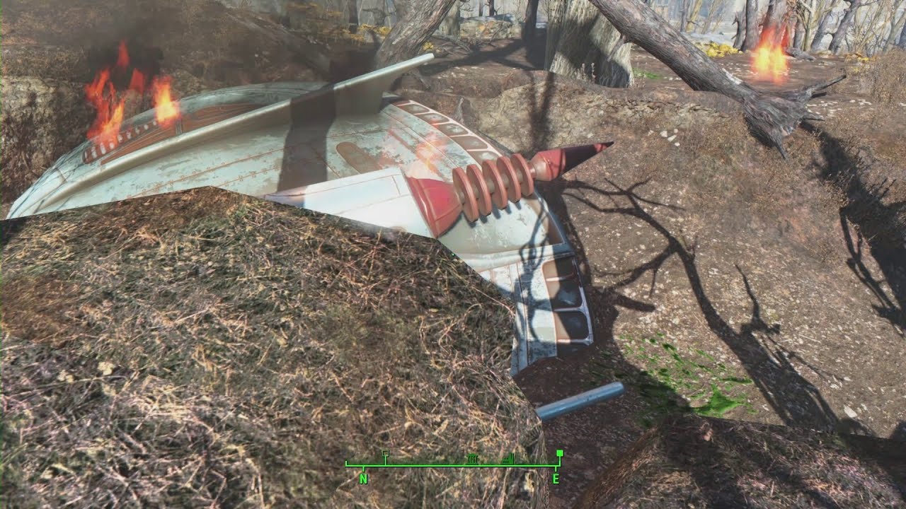 Fallout 4: Encountering a UFO For the First Time - YouTube