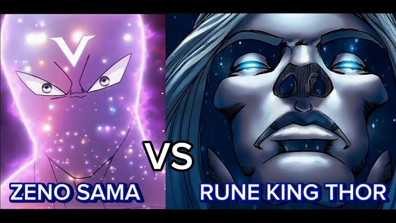 ZENO SAMA VS RUNE KING THOR ¿QUIEN GANARÍA? | Kokun Z - YouTube