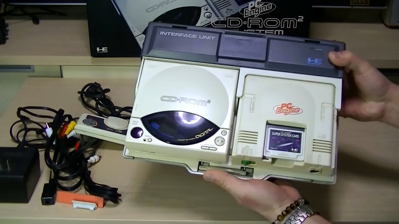 PC Engine - CD Rom² System!!! O PC Engine de maletinha =D - YouTube