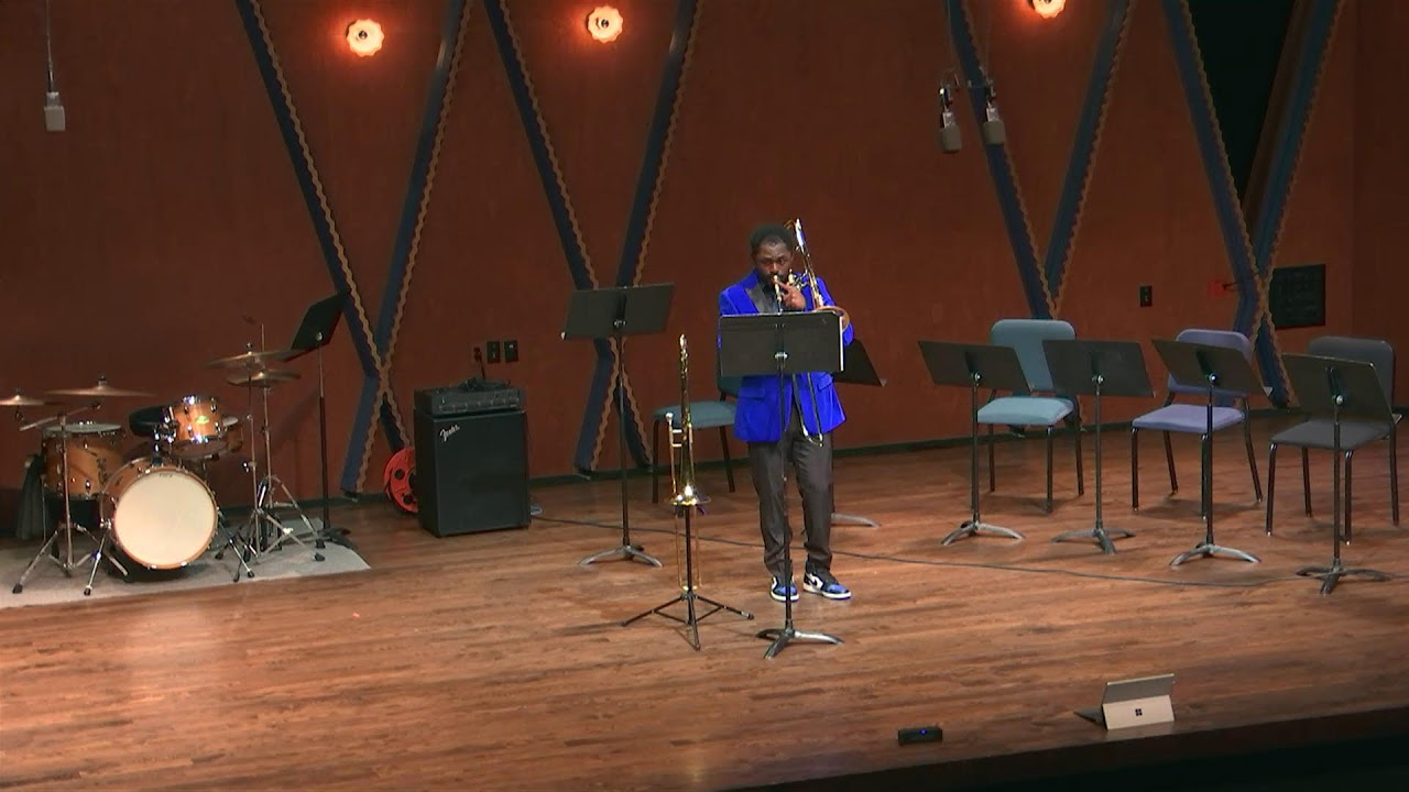 Student Recital Series: David Clary, Trombone - YouTube