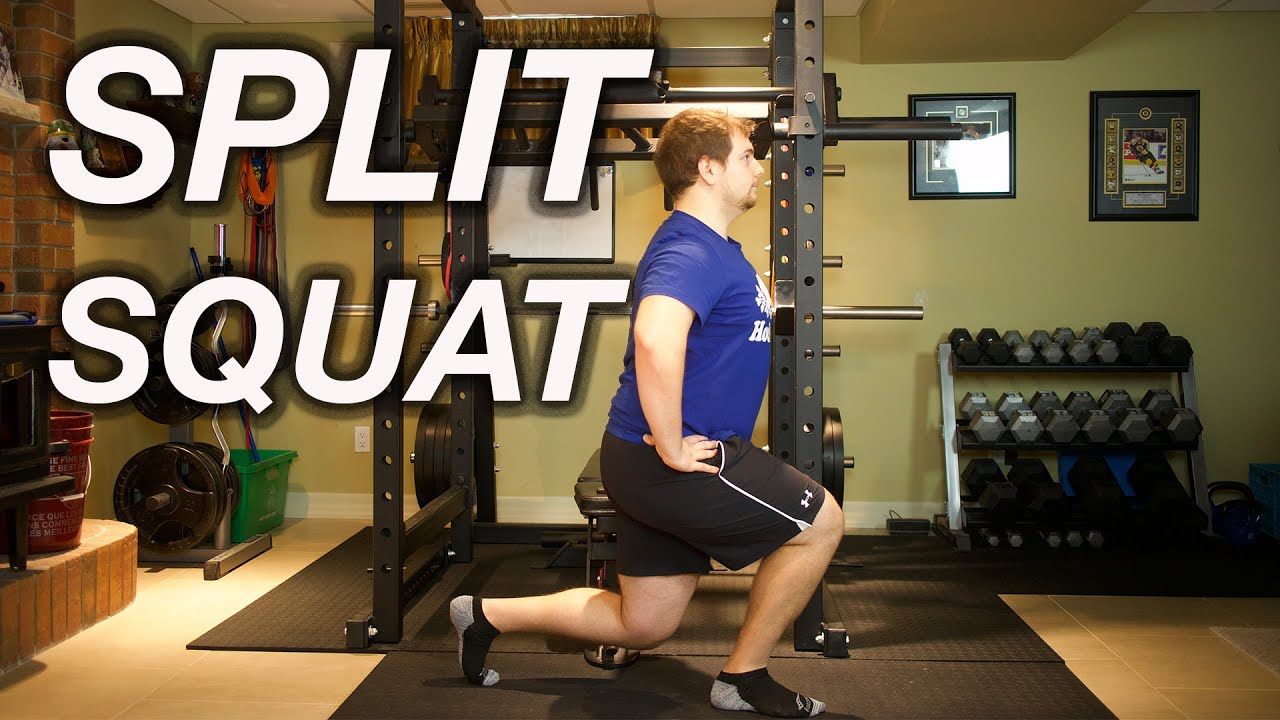 How To Bodyweight Split Squat - YouTube