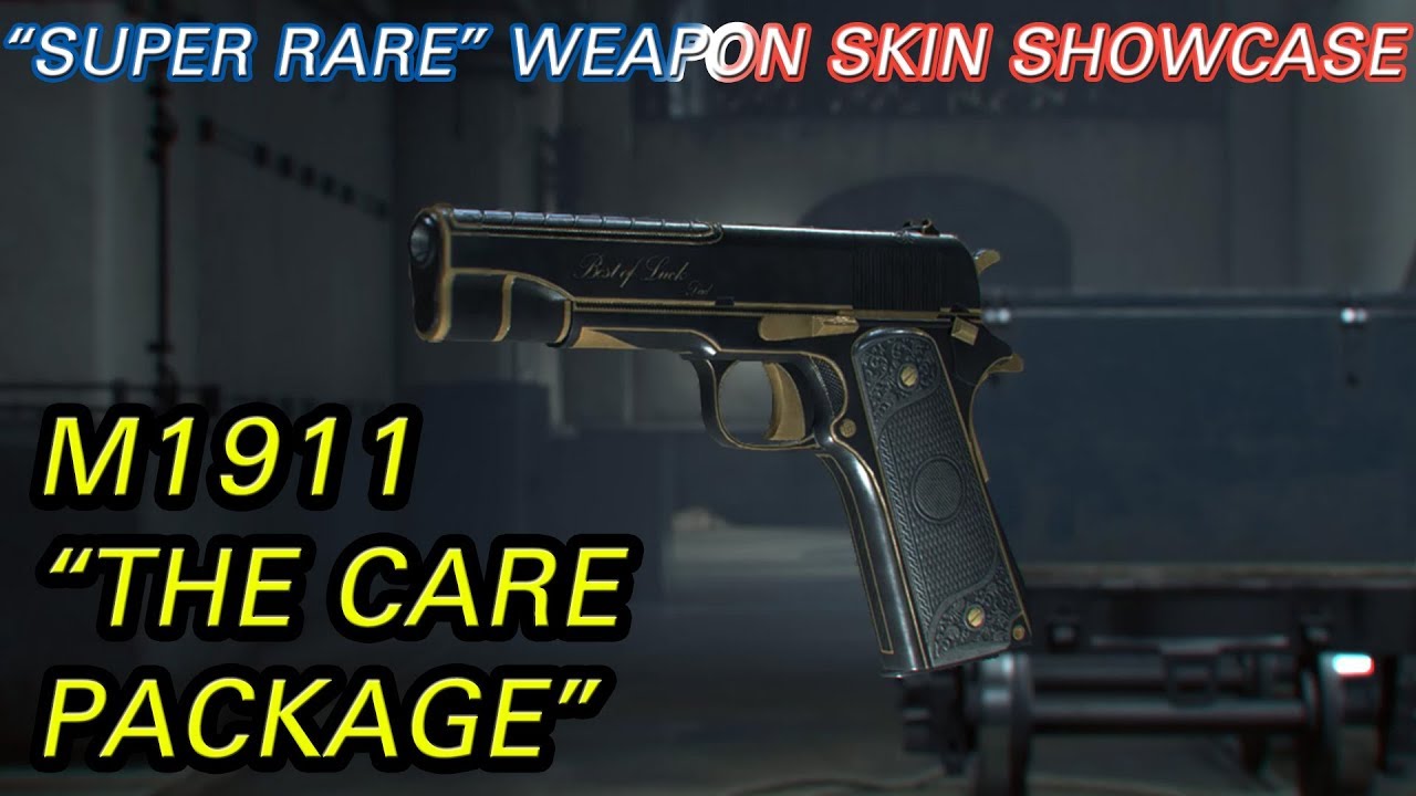 [BF1] M1911 "The Care Package" - Legendary (Super Rare) Skin Showcase ...