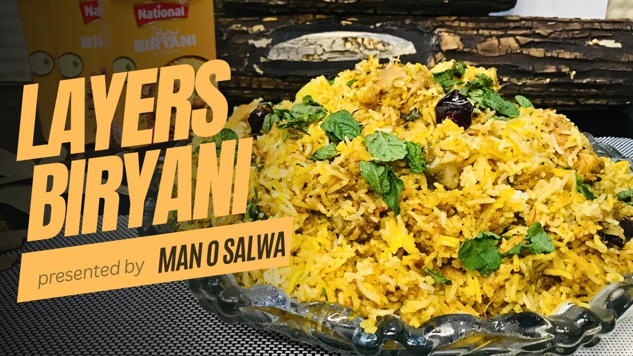 Pakistani Homemade Biryani | Layers Biryani Recipe | Food Videos ...