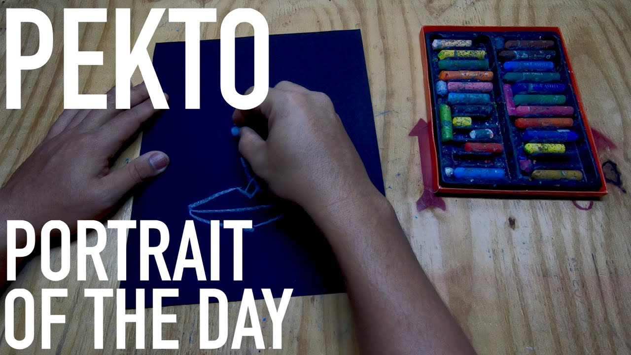 #21 PEKTO / Portrait of the Day / Art Therapy / Relaxing Art / Fast and ...