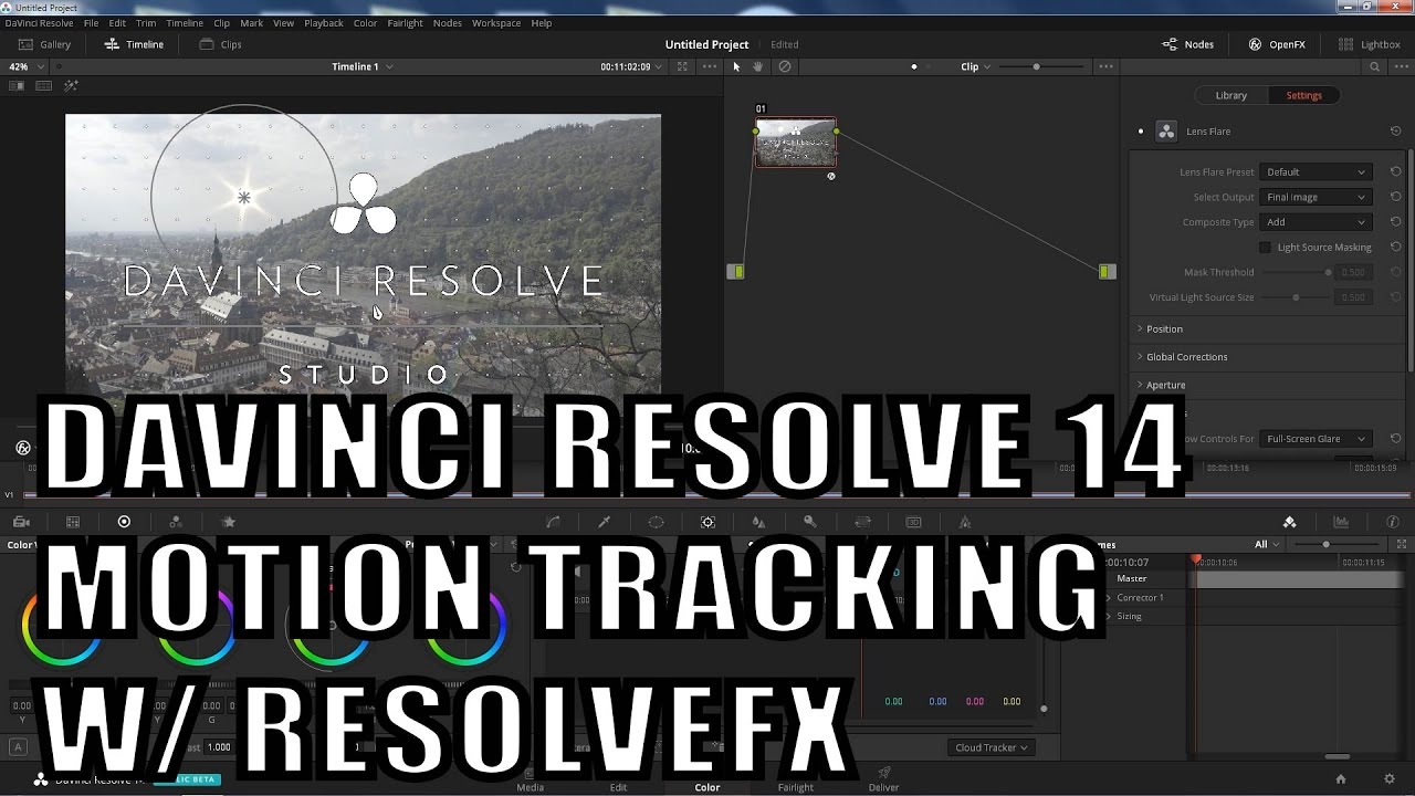 Davinci Resolve 14 Motion Tracking - YouTube