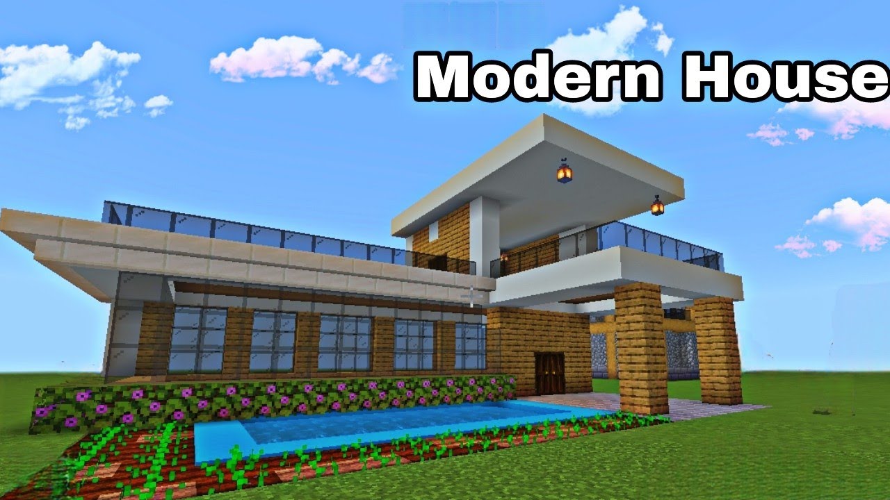 Minecraft Easy* Modern House Tutorial ⚒️ - YouTube