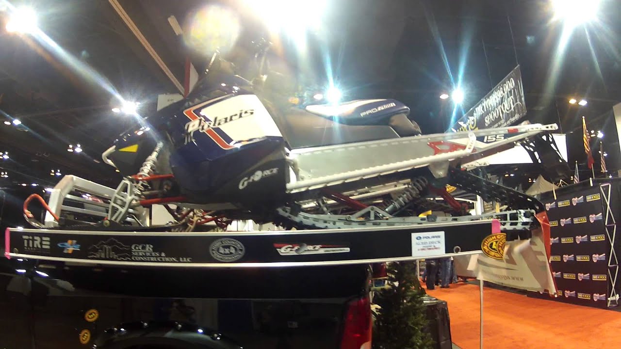 Awesome Snowmobile Sled Deck from Polaris - YouTube