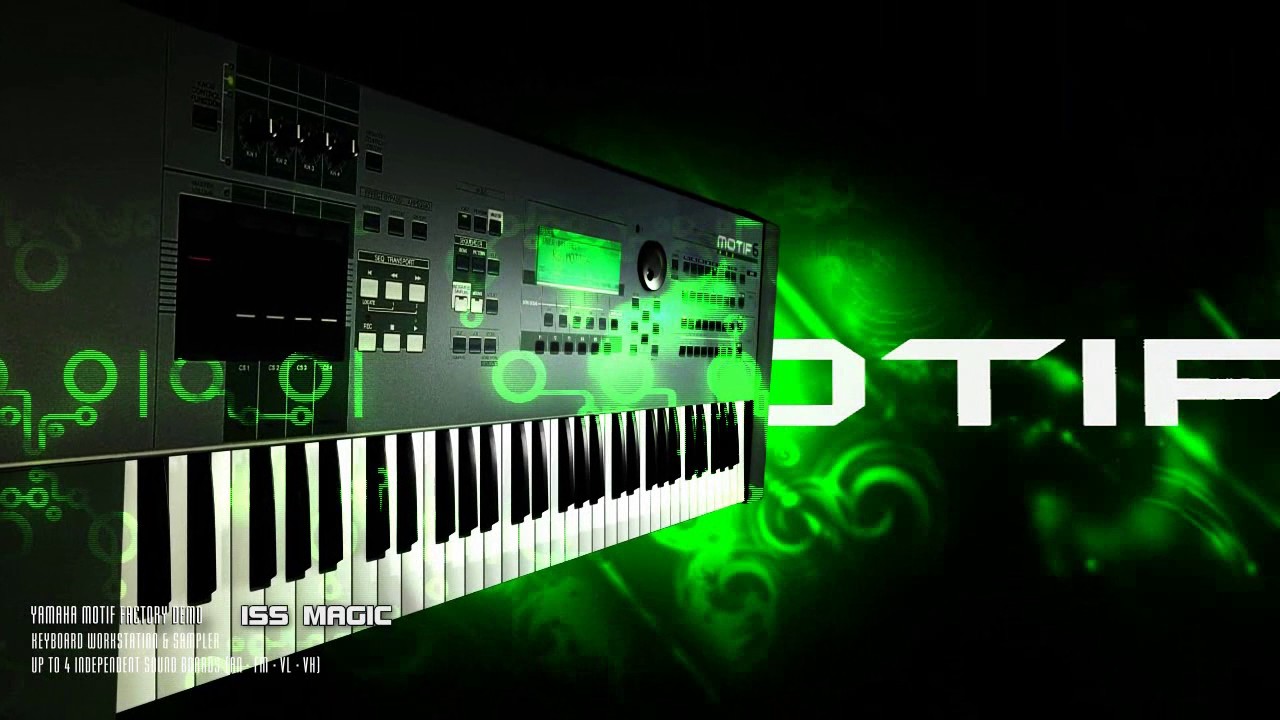 Yamaha Motif 6 Factory Demo 01 - ISS MAGIC - YouTube