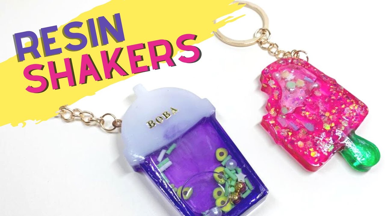 STEP BY STEP Video Guide | DIY Resin Art - Shaker Keychains | No ...