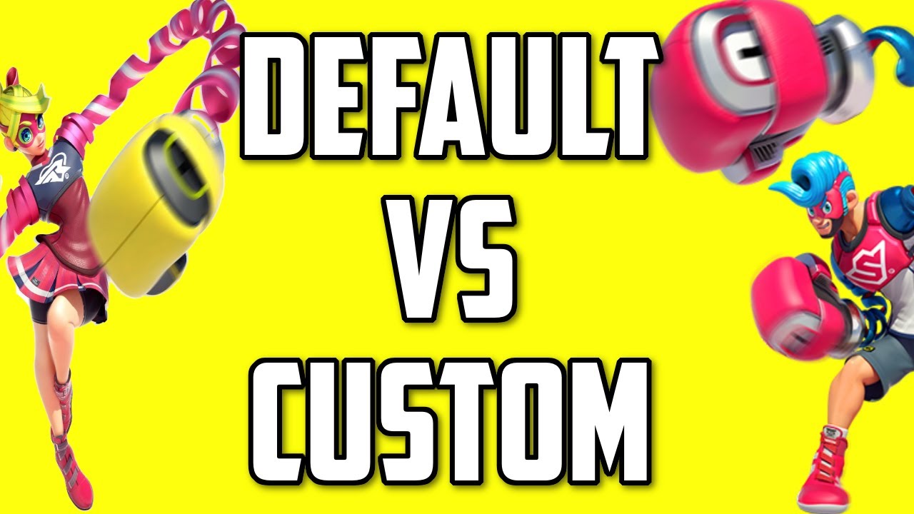 Competitive ARMS - Default Vs Custom Arms Discussion (Tournament Scene ...
