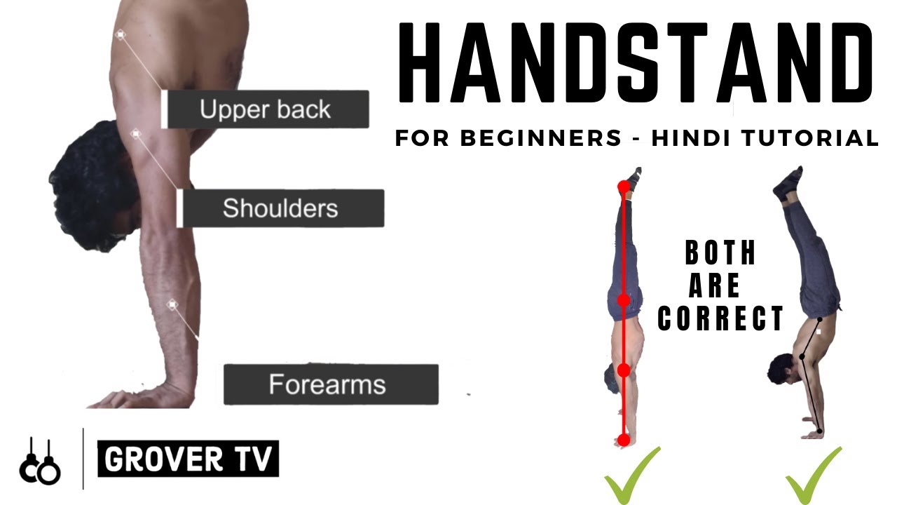 How to do Handstand | Handstand for Beginners Tutorial | Aayush Grover ...