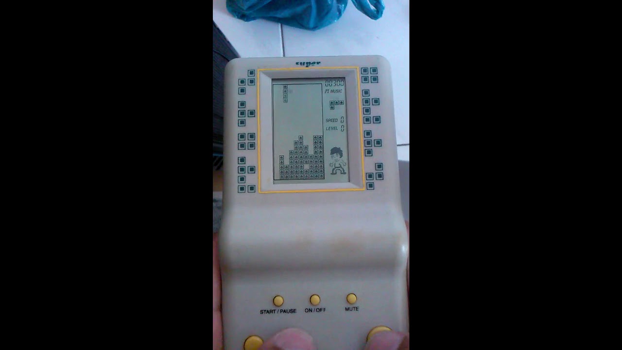 Brick game talking 132 in 1 tetris - YouTube