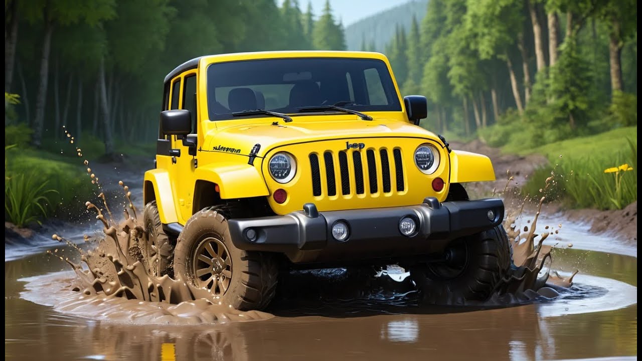 Zooming Down the Street in My Jeep | Fun Vehicle Song for Kids | Ride ...