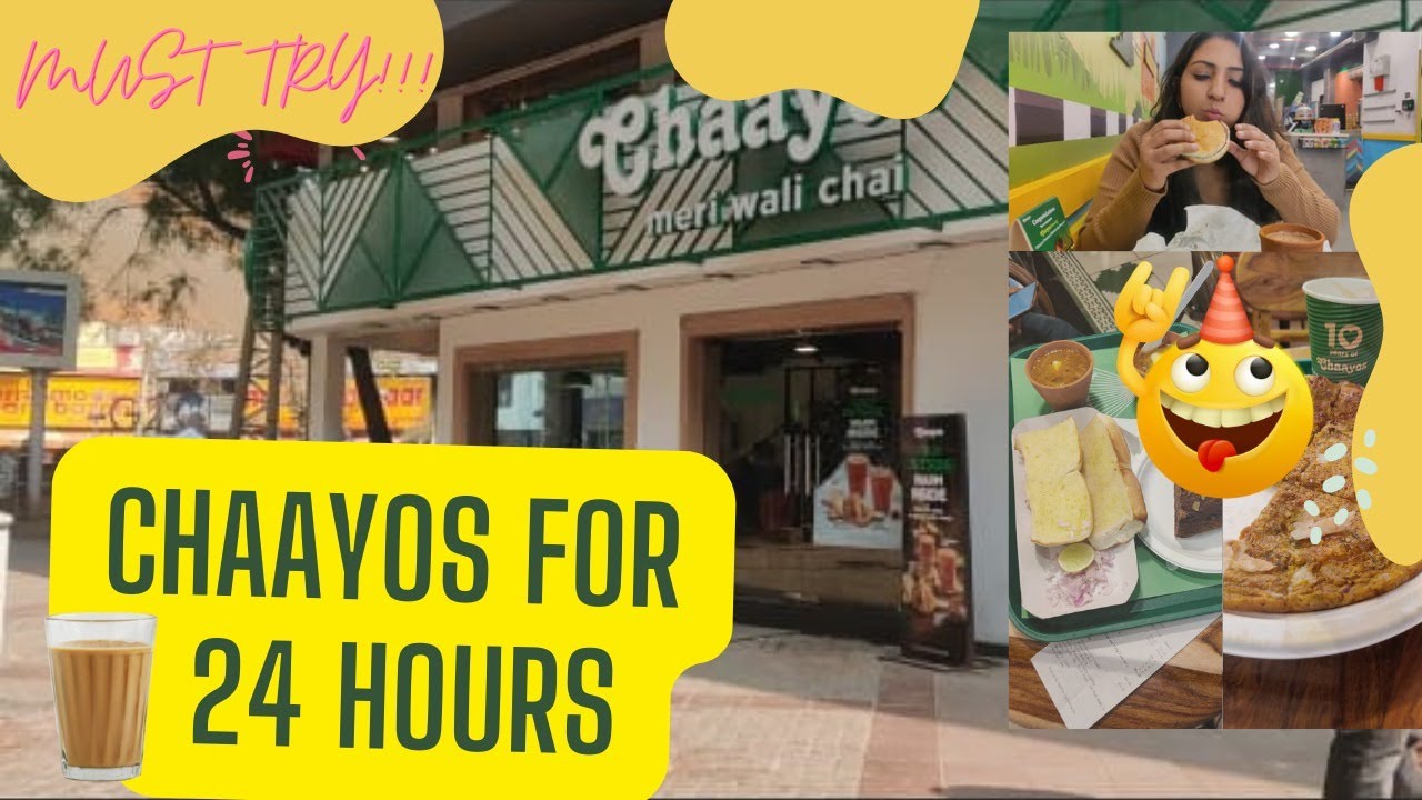 Eating from Chaayos for 24 Hours | Best Chai and Snack at Chaaayos ...