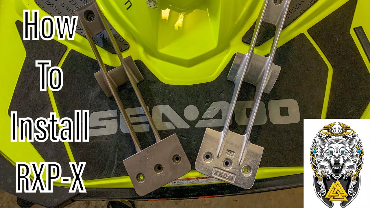 How To Install Worx Racing Intake Grate On Sea-Doo RXP-X 300 - YouTube