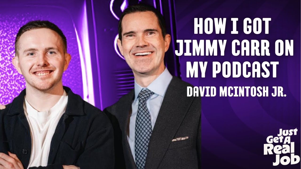 What It Was Really Like Interviewing Jimmy Carr 🎤 | David McIntosh Jr ...