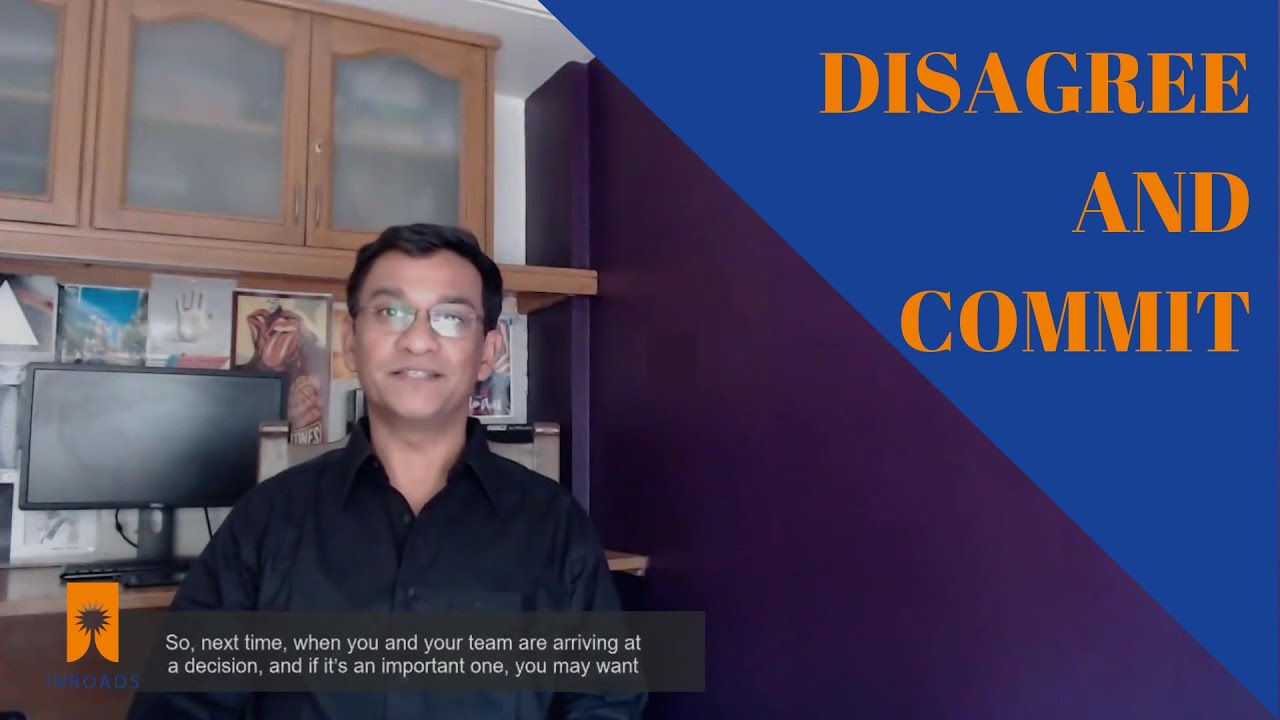 Vlog 8 - Disagree and Commit - YouTube