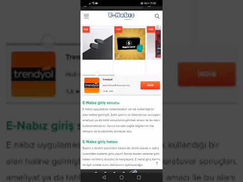 E-Nabız giriş hatası ( ÇÖZÜMÜ )