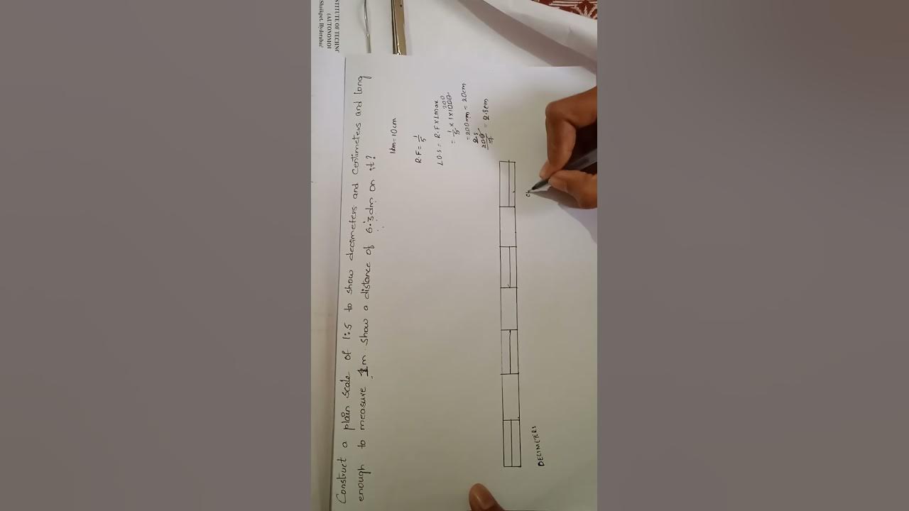 Construct A Plain Scale Of 1 5 To Show Decimeters And Centimeters And construct-a-plain-scale-of-1-5-to-show-decimeters-and-centimeters-and