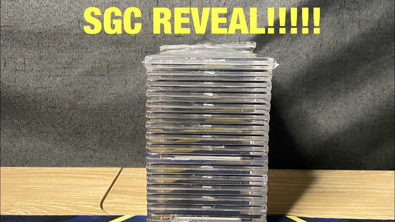 SGC REVEAL! (1st Time) My thoughts on grading with SGC!!! Crazy quick ...