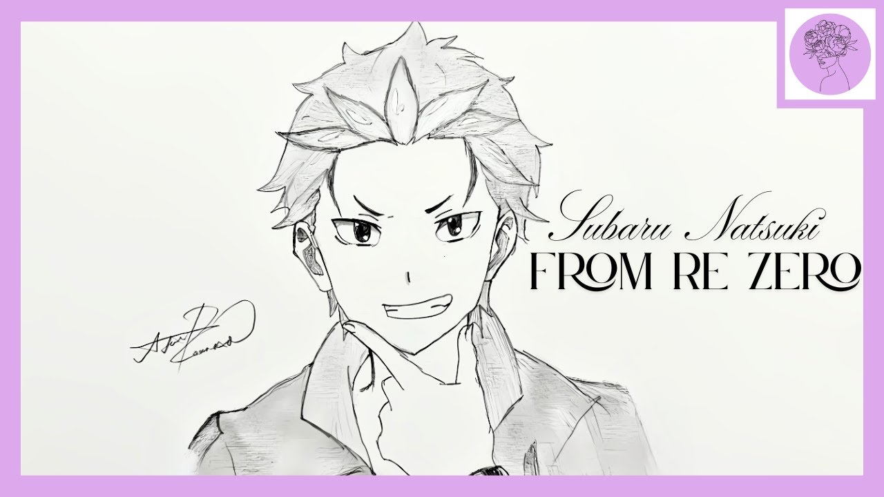 Learn How to Draw Subaru from Re Zero | Easy Beginners Tutorial - YouTube