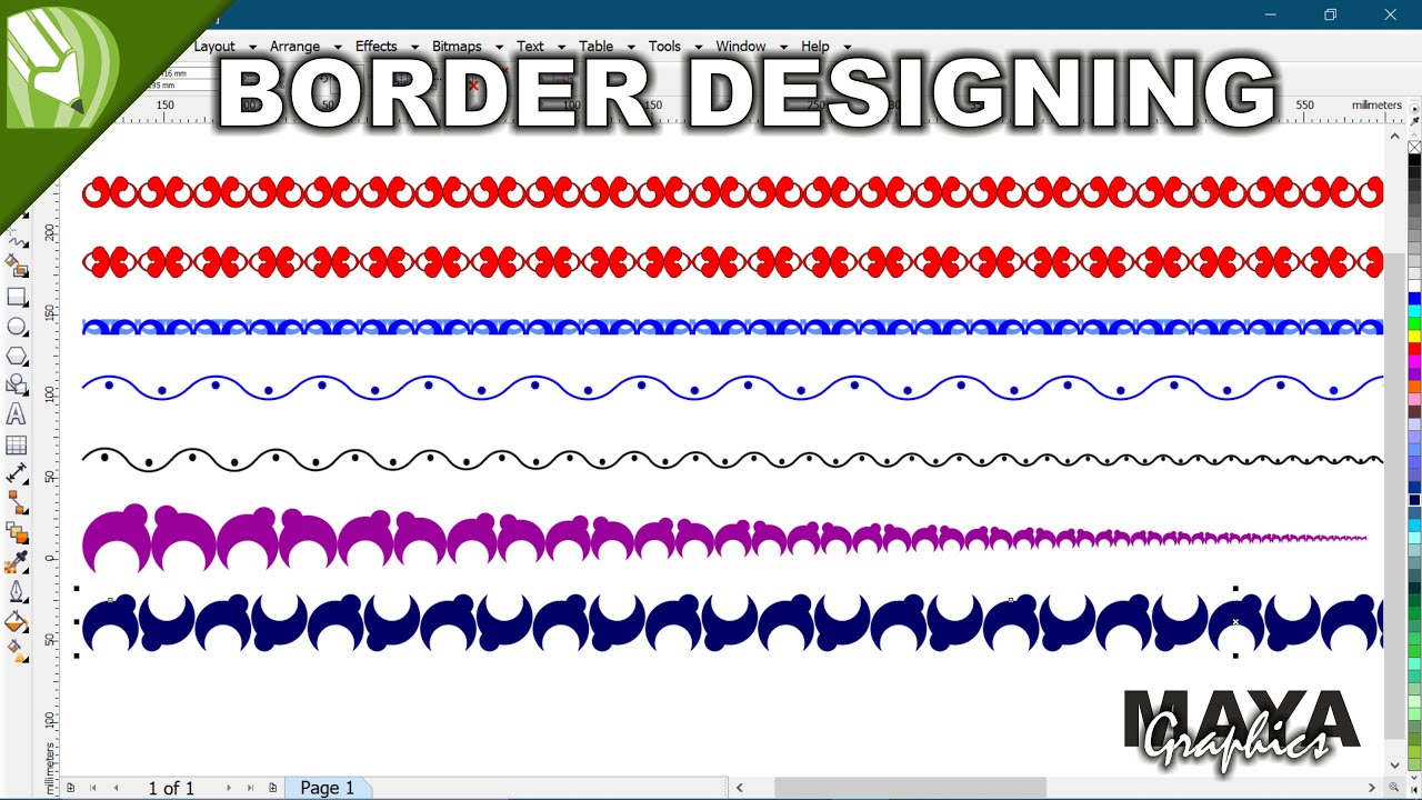 Border Designing In Coreldraw YouTube Border Designing In Coreldraw YouTube