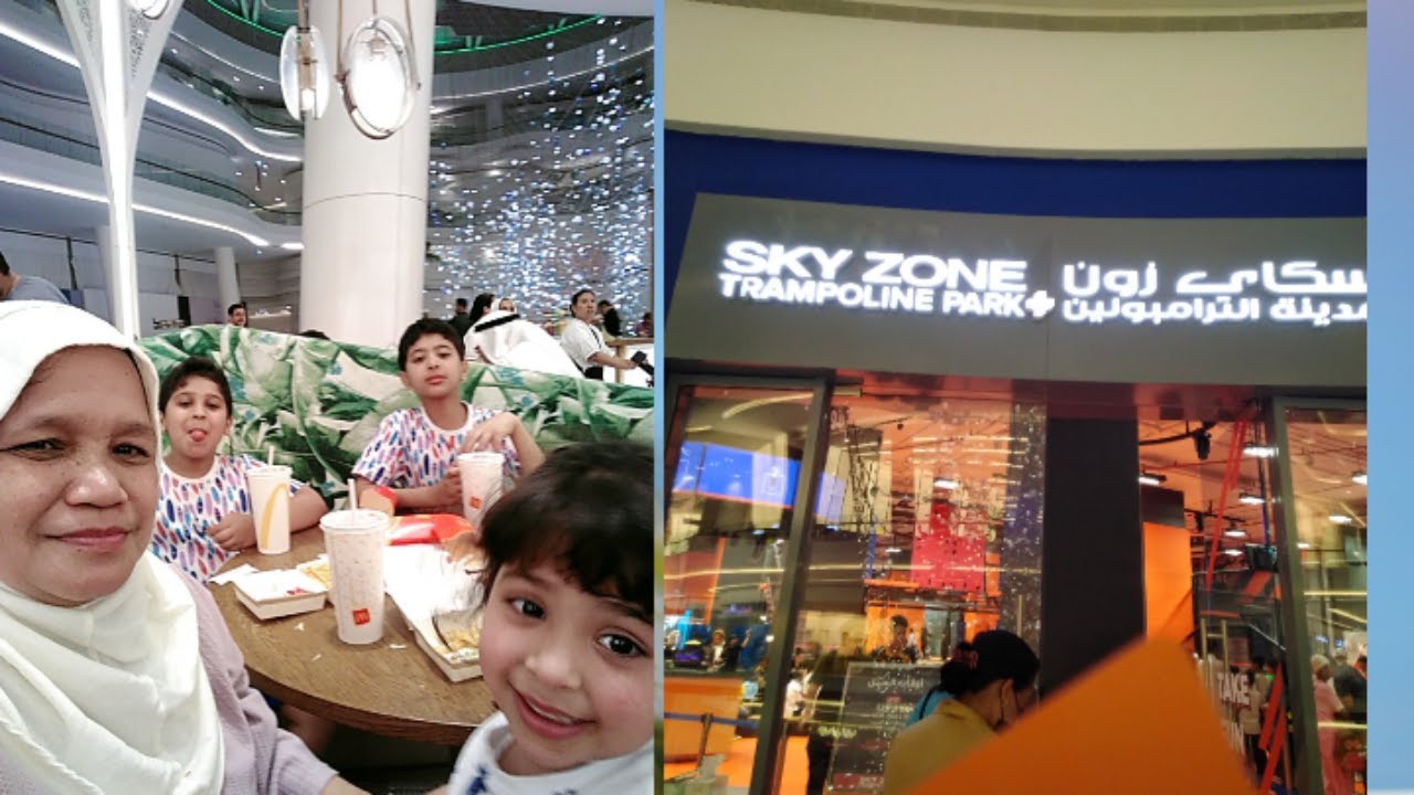 Sky Zone Mall/Sky Zone Trampoline Park/KUWAIT - YouTube