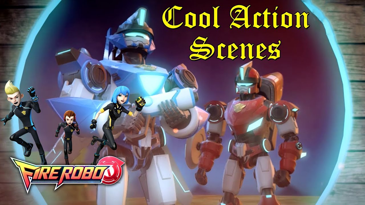 Gambar Mewarnai Fire Robo