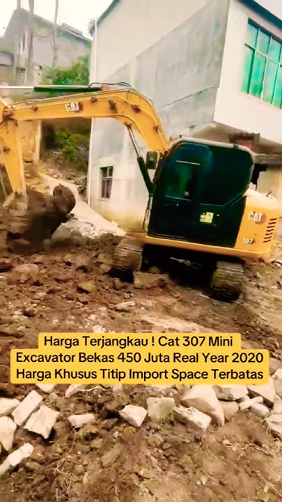 Cat 307 Mini Excavator Bekas Harga 450 Juta Year 2020 #shorts - YouTube