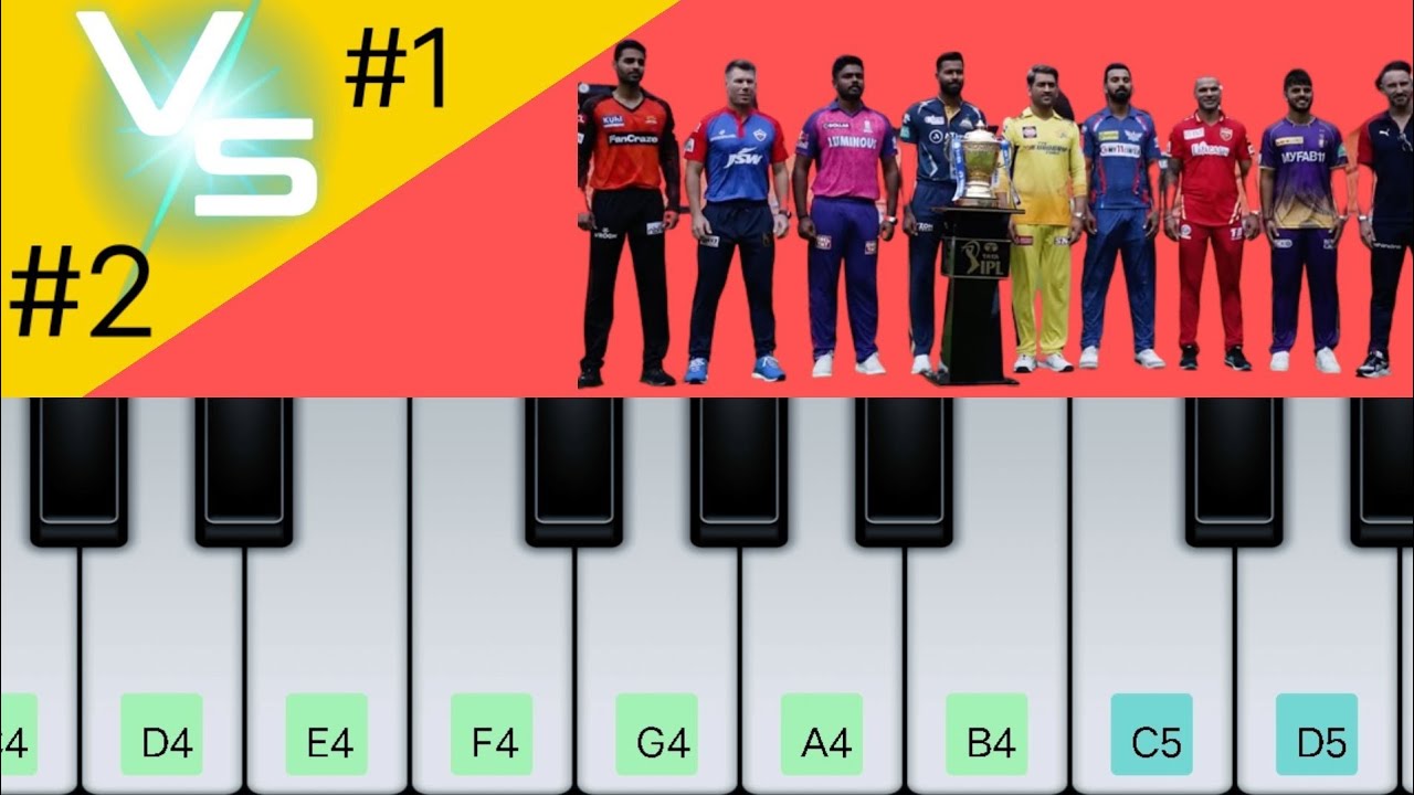 ipl tune 2023 || piano par ipl tune new version and old - YouTube