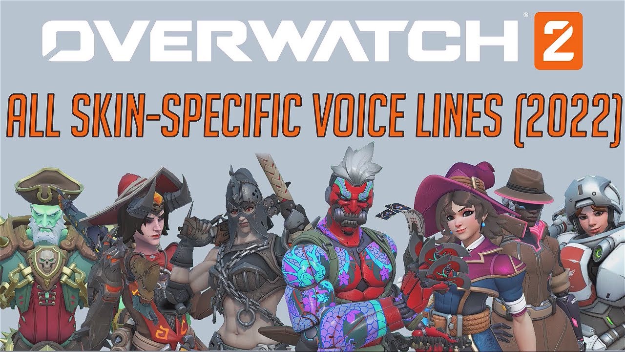 Overwatch 2 - All Skin-Specific Voice Lines (2022) - YouTube