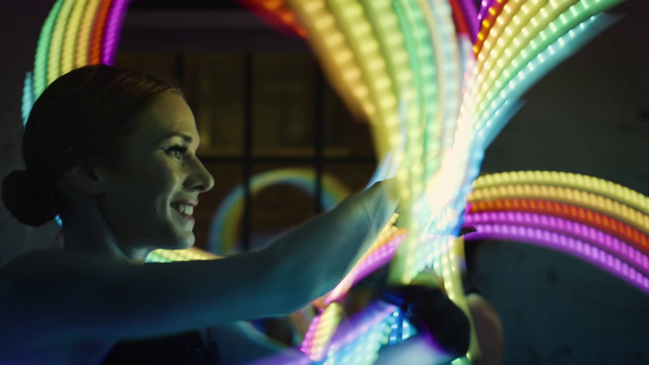 Pixel Hula Hoops - YouTube