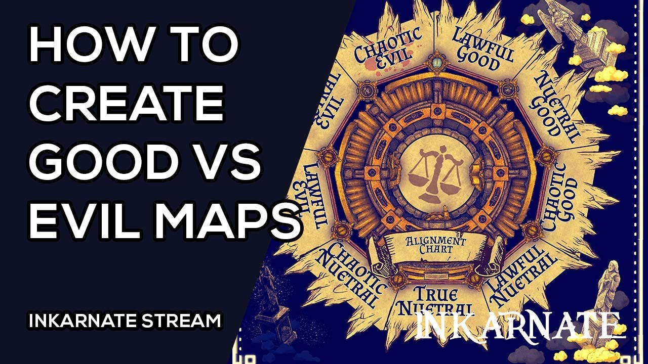 How to Create Good vs Evil Maps | Inkarnate Stream - YouTube
