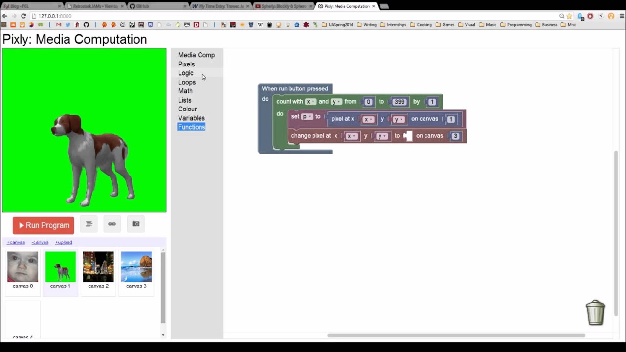 Pixly: Blockly & Media Computation Demonstration - YouTube
