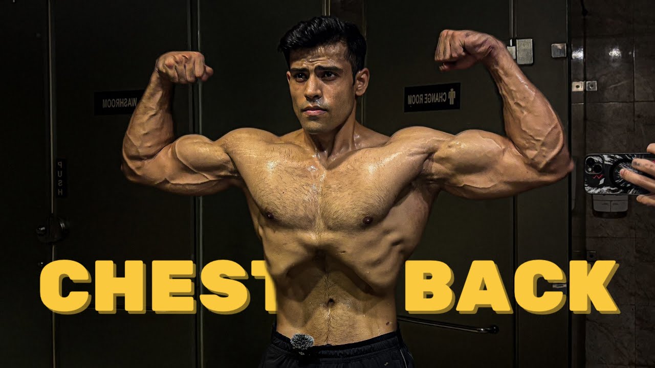 CHEST & BACK WORKOUT With Ankit Punia | Full Training Routine ...