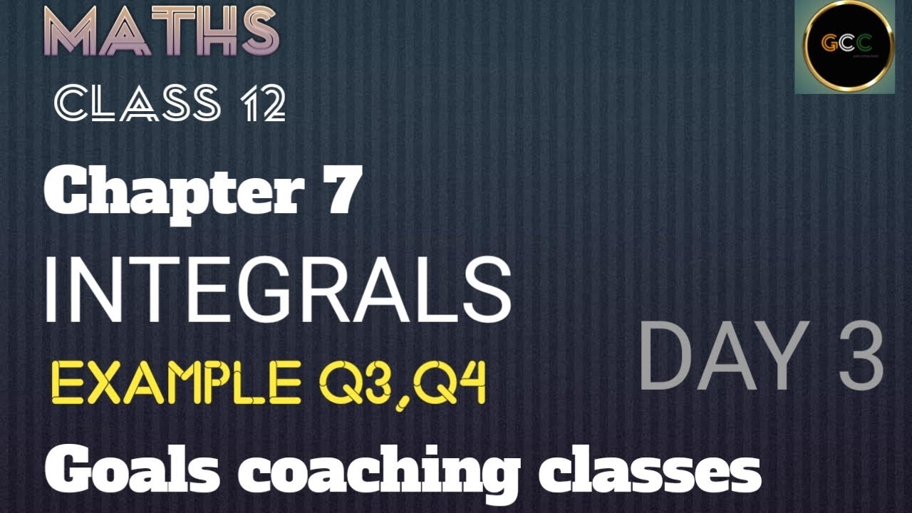 Day 3 | Example Q3 to Q4 | class 12 maths chapter 7 ncert example ...