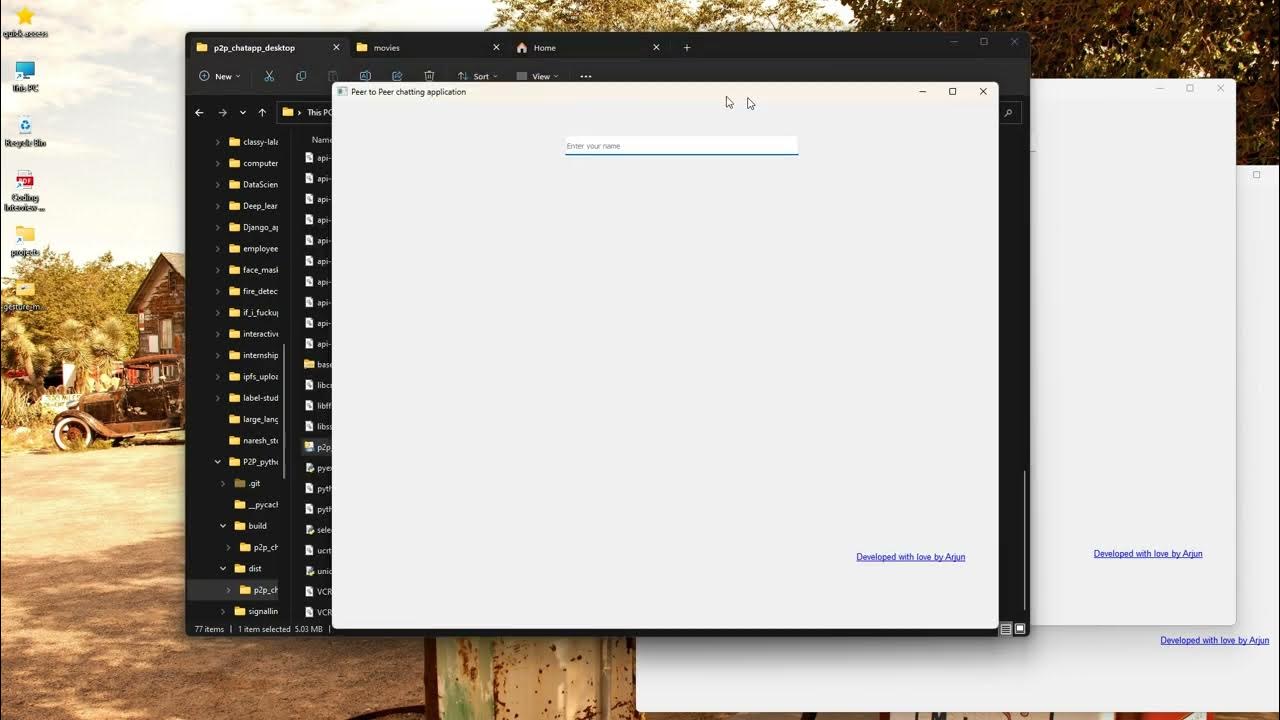 A P2P chatting application using python - YouTube