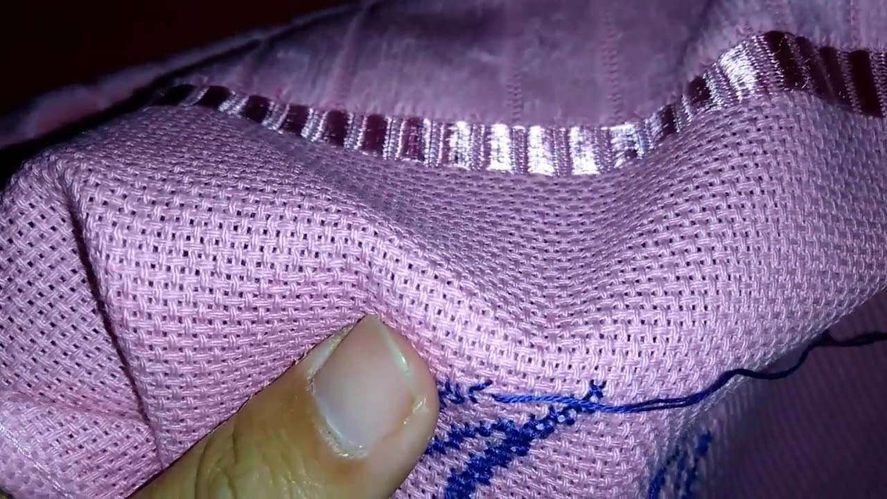 LETRA M EM PONTO CRUZ - PARTE II - YouTube