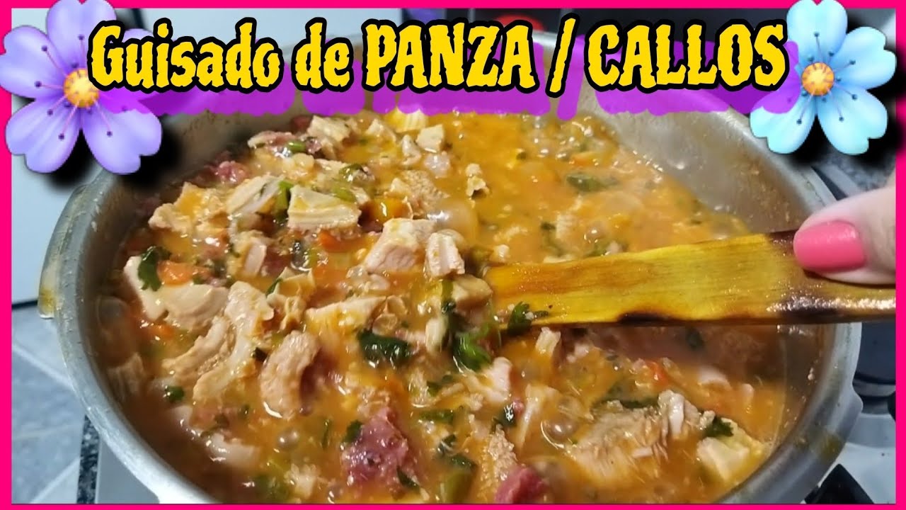 🍛 GUISADO DE PANZA DE RES / CALLOS .. Rápido Y Delicioso # ...