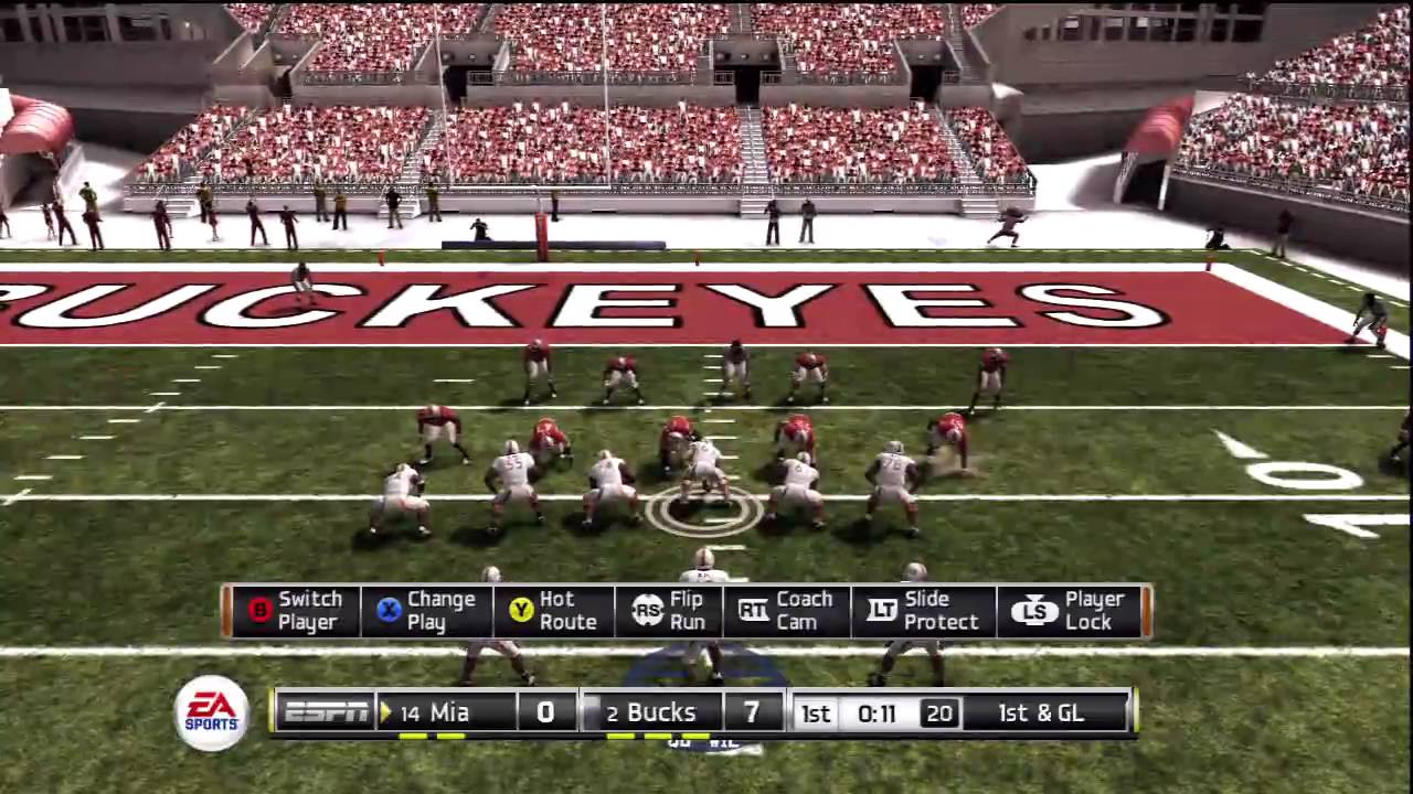 NCAA Football 2011 Gameplay - YouTube