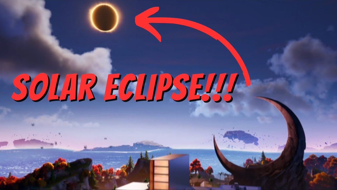 Fortnite SEASON 4 has a SOLAR ECLIPSE! - A REAL LIFE ECLIPSE is coming ...