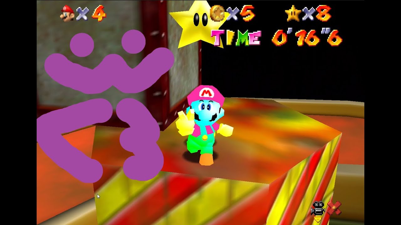 Super Mario 64 Extreme (CH's Secret Slide - Star 5) (Kaizo Star 565 ...