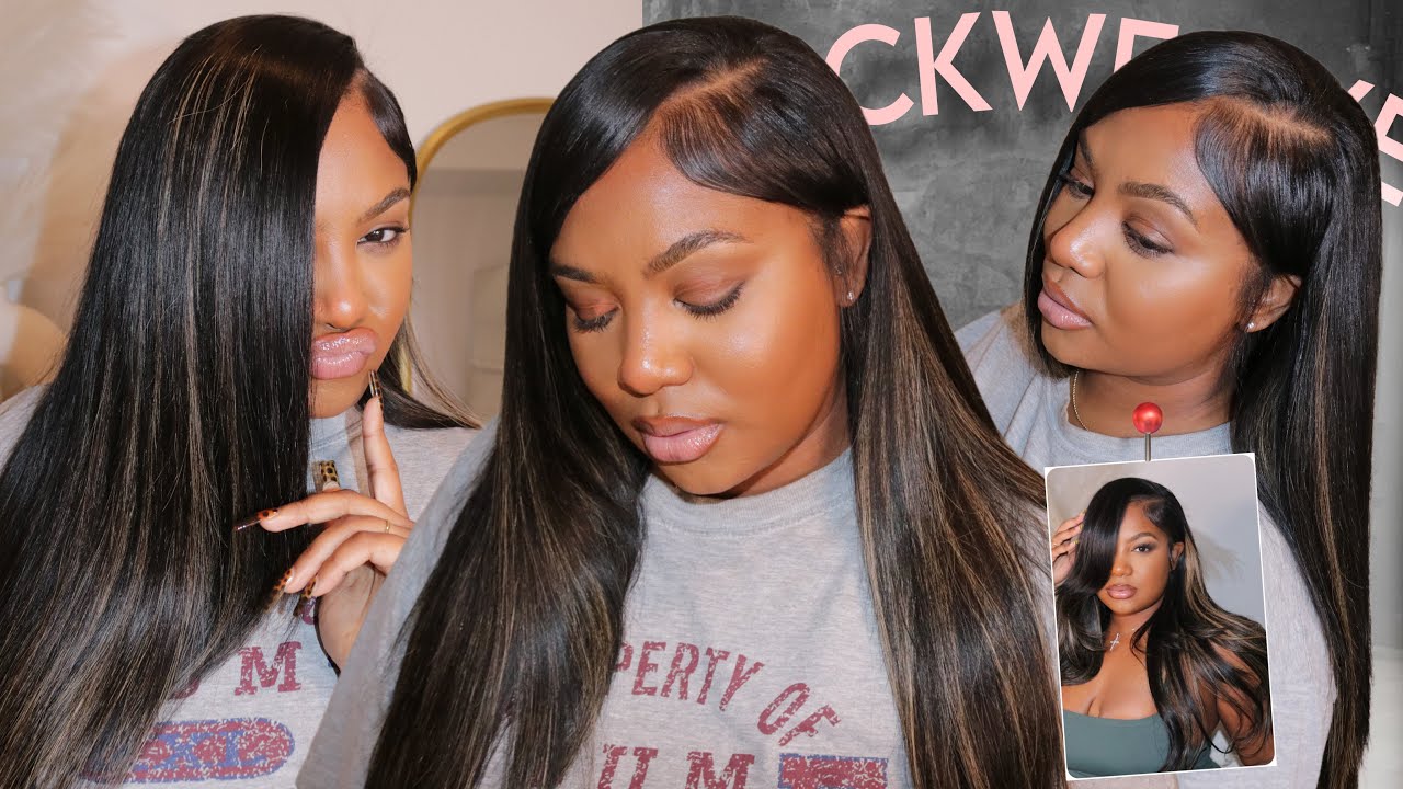 How To: Natural Side Part Quick Weave (Beginner Friendly!) - YouTube