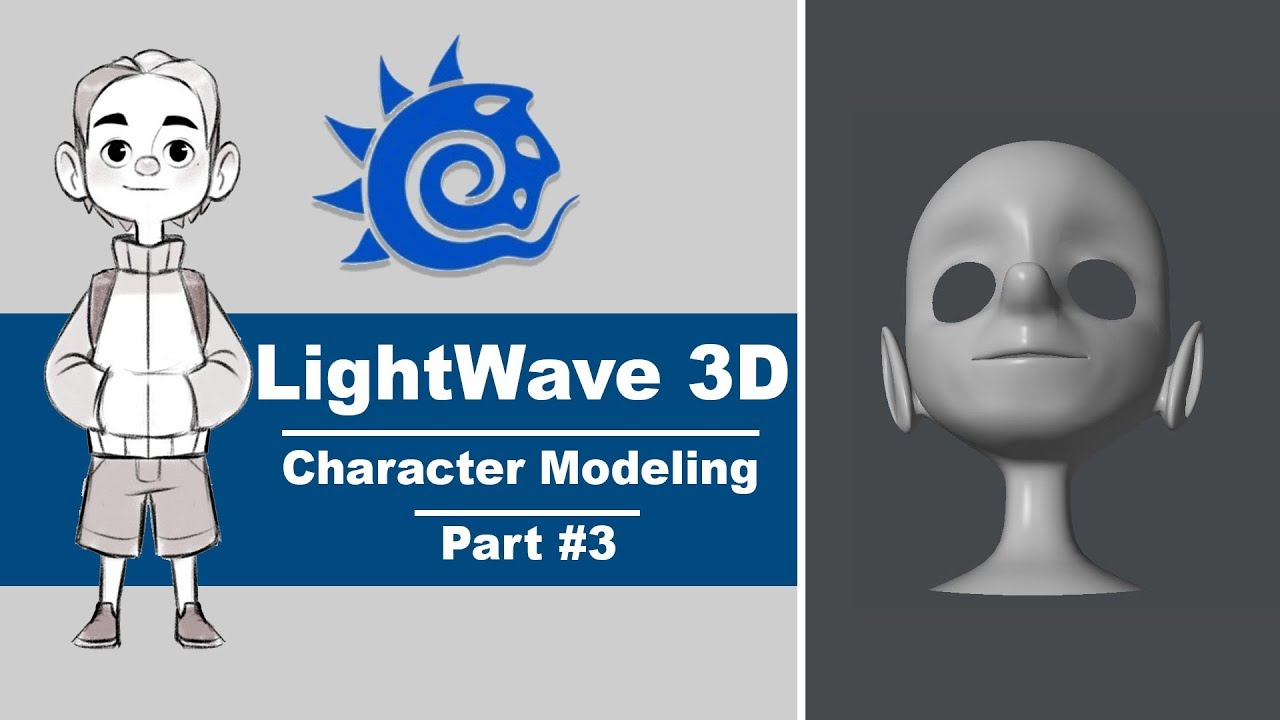 Character Modeling in Lightwave Part 3 - YouTube