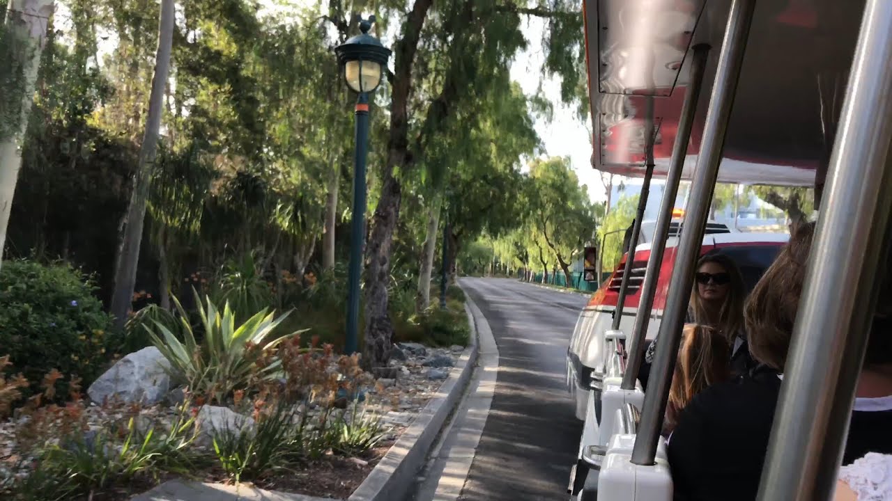 Disneyland tram ride Full Ride June 2018 | Mickey & Friends to Downtown ...