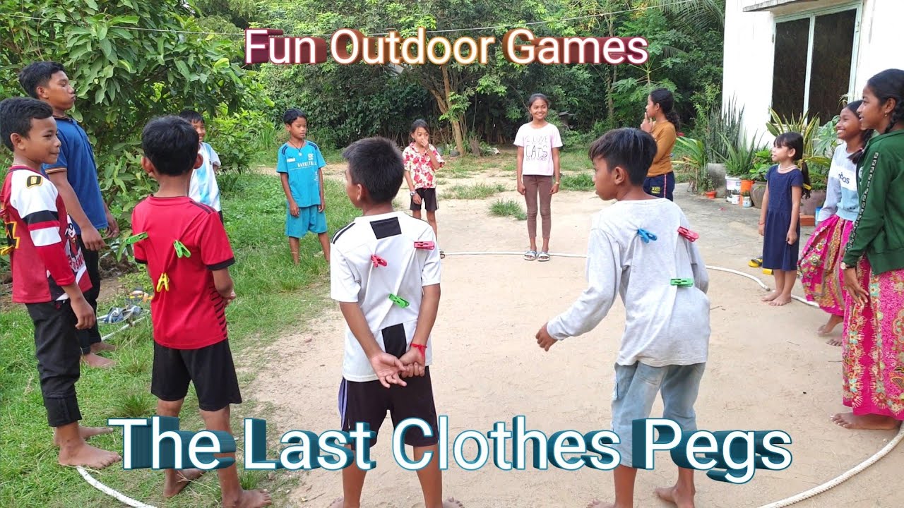 The Last Clothes Pegs | Fun Outdoor Games | Fun Team Building Games ...