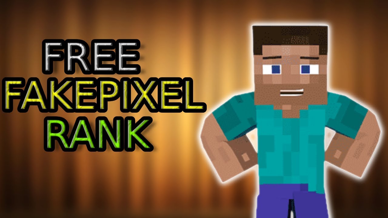 HOW TO GET FREE FAKEPIXEL RANKS WITH PROOF | FAKEPIXEL - YouTube