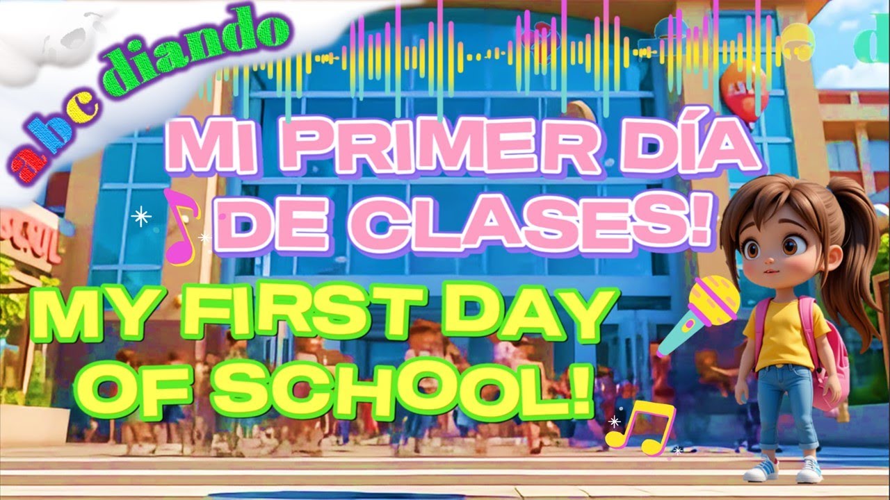 🌟MI PRIMER DÍA DE CLASES! / MY FIRST DAY OF SCHOOL! 🌟 Aprende inglés ...